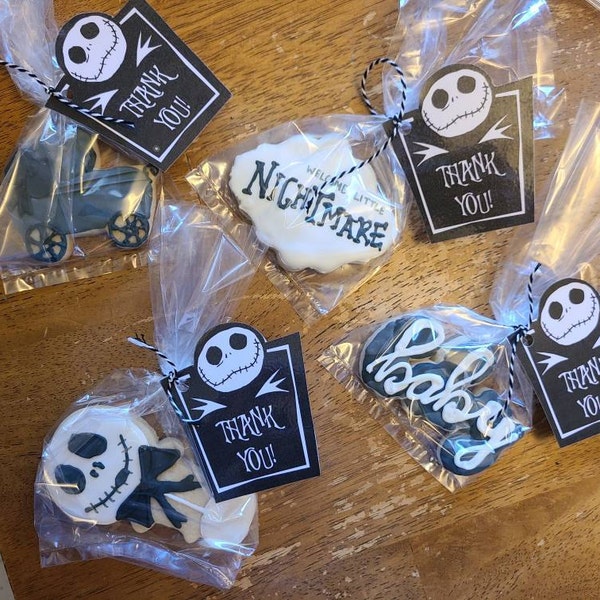 Instant Download Nightmare Before Christmas Favor Tags Nightmare Before ...
