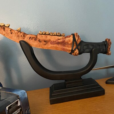 Screen Accurate Supernatural First Blade REAL LEATHER Cain's Knife Dean ...