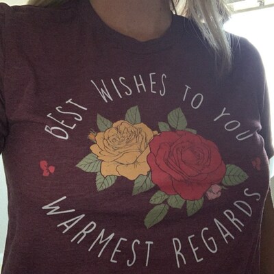 Best Wishes to You Warmest Regards Tshirt Schitts Creek Tee Womens Shirts With Sayings Funny ...