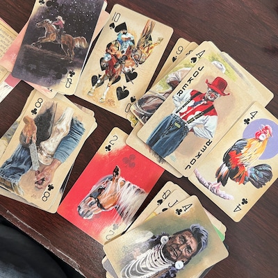 1ST DECK Western Art Playing Cards - Etsy