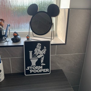 Stormpooper Bathroom Sign - Etsy