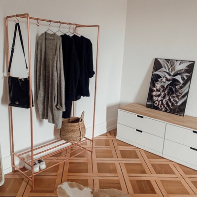 Set of 5 Copper Clothes Hangers Copper Wire Hangers Wire - Etsy