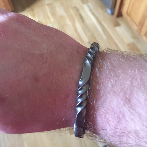 Hand Forged Viking Oath Ring Bracelet - Etsy