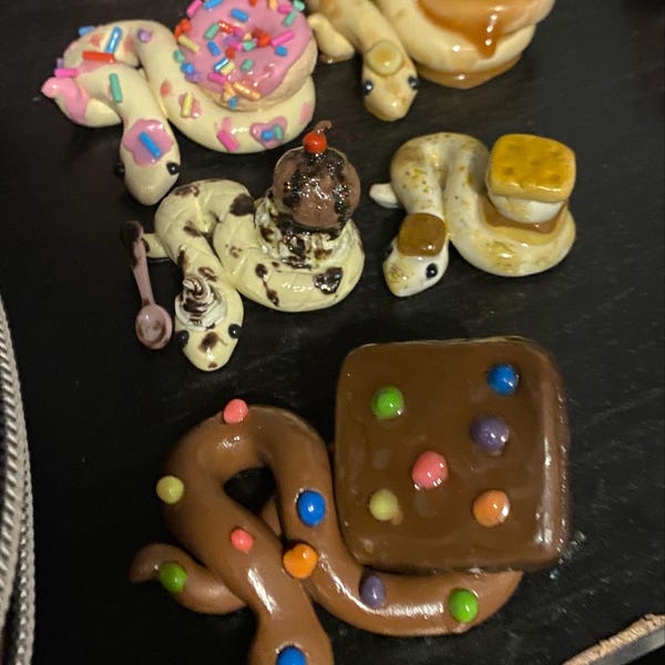 Snake Collection: Pancake Clay/ Pottery/ Art - Etsy