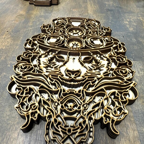 Golf Multilayer SVG/ Golf Cut File/ 3D Layer/ Plywood Cutting/ Paper ...