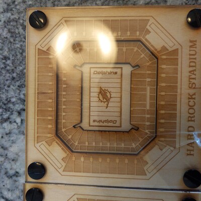 Cincinnati Reds Fan Gift set of 2 3D Wood Coaster Engraved - Etsy