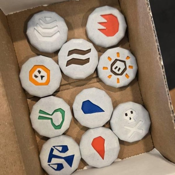 MTG Mana Coasters - Magic the Gathering - 3D Printed MTG Coasters With ...