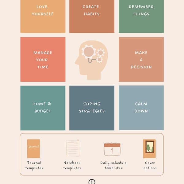 ADHD Worksheets Kids Teens, Coping Skills, Iceberg, Executive ...