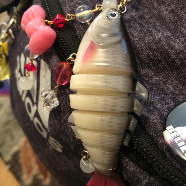 Fish Lure Fidget Keychain With Charms - Etsy