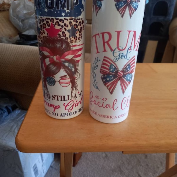 Trump 2024 Tumbler Wrap PNG Digital Download 20 Oz Skinny, Election ...