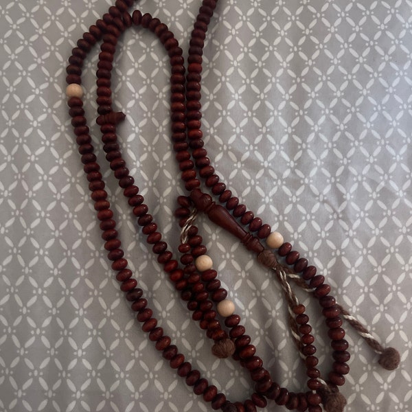Iron Wood Shadhili Tasbih Subha Prayer Beads Misbaha - Etsy