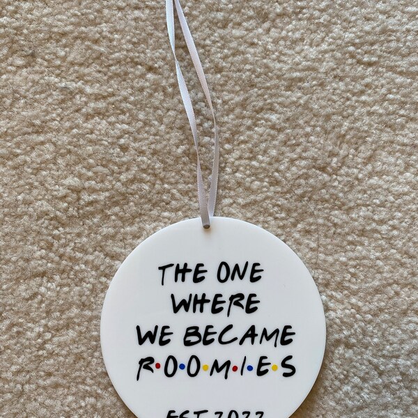 Personalized Roommate Christmas Ornament Gift, Christmas Gift for ...