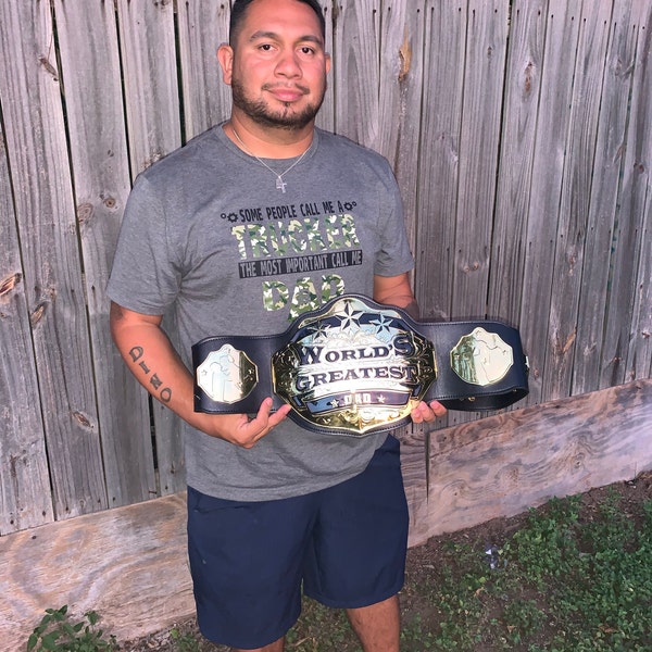 Championship Belt for Dad - World's Greatest Dad Belt. - Etsy