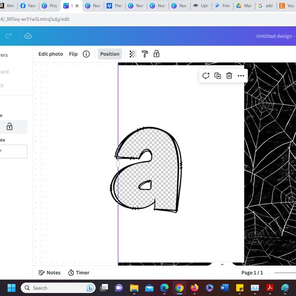 Lowercase Customizable Doodle Alphabet Fill Your Own Design Drag & Drop ...