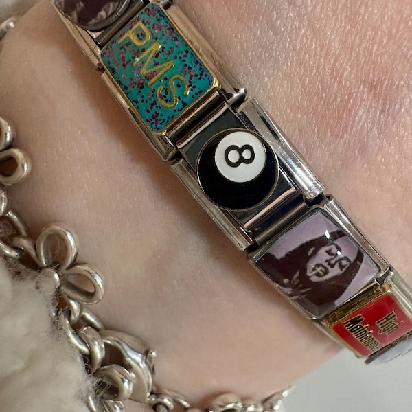 Custom Italian Charm Bracelet – Personalized Stainless Steel Jewelry ...