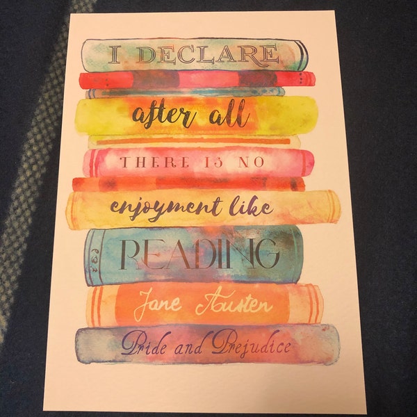 Little Women Book Quote Wall Art Print Literary Gifts, Bookworm Gifts ...