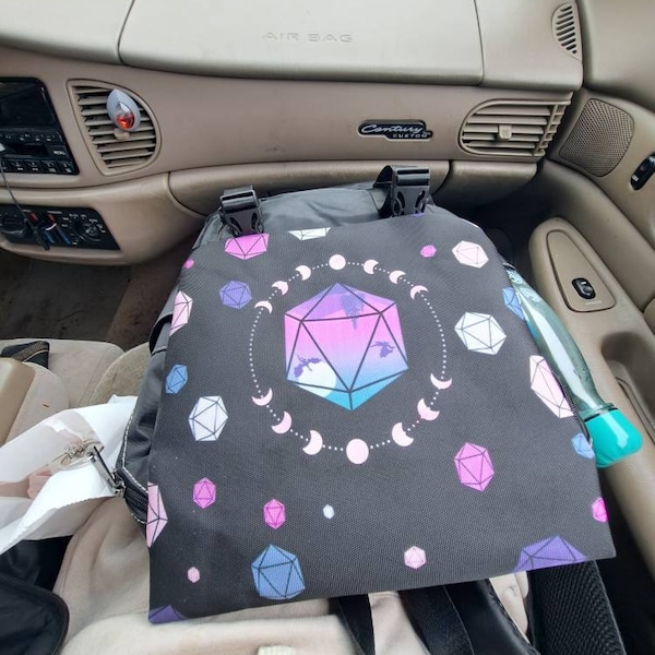 DND Boho Shoulder Bag, Dnd Backpack, Dnd Gift, D20 Dice Gifts, Dice Bag ...