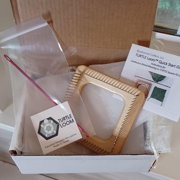 Texaturtle™ Hexagon Pin Loom Kit 6 R for Worsted Weight Yarn gen 2 - Etsy