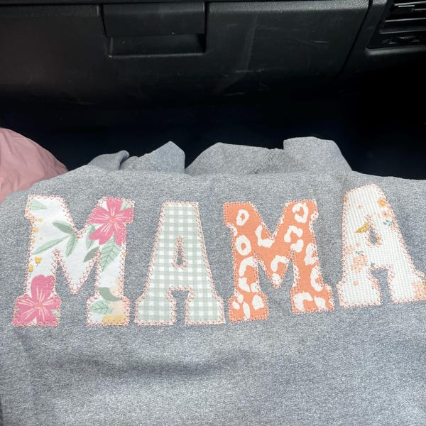 Colorful Varsity Letter Arch TEACH Embroidered Sweatshirt | Simple ...