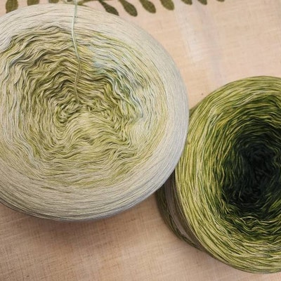 Heartbeat Blue Gradient Yarn Blue Cotton Yarn Blue Acrylic Blend Color ...