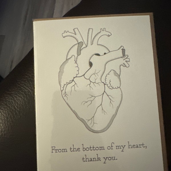 Greeting Card Boxed Set: Cardiology, Heart - Etsy