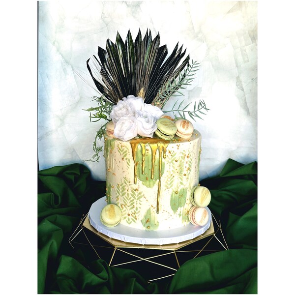 Cake Stencil FANSA - Fan Art Deco Pattern - Etsy