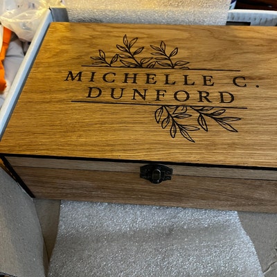 Custom Personalized Wooden Keepsake Box Wedding Card Box - Etsy