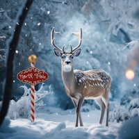 Christmas Red Barn Digital Backdrop, Snow, Trees, Fences, Xmas, Digital Background for ...