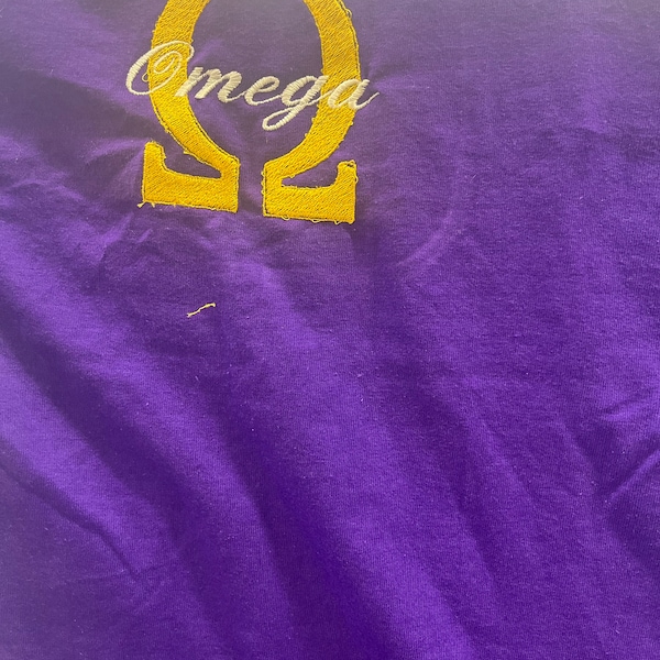 Omega - Machine Embroidery Design. Omega Symbol Embroidery Pattern ...