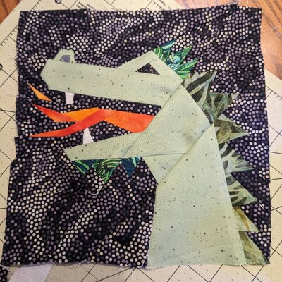 DRAGON Block PDF Pattern - Etsy