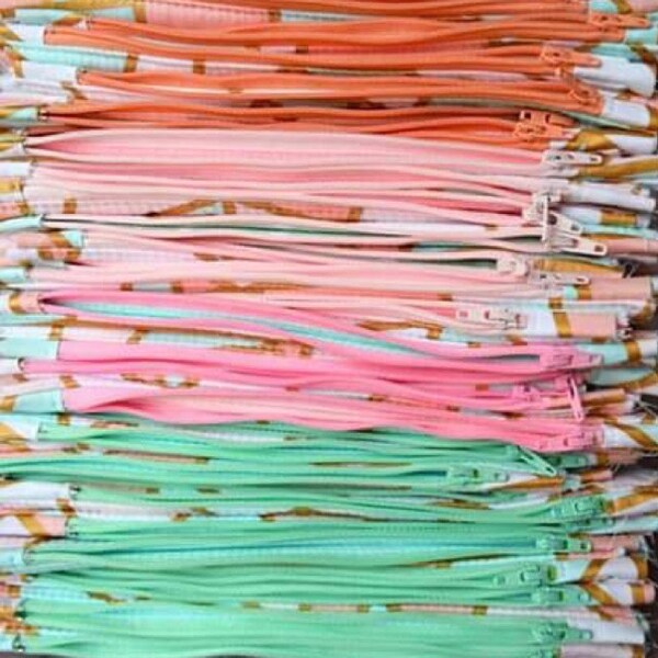 8 Inch Zippers (50) Pieces YKK Brand Mix and Match- Your Choice- Choose ...