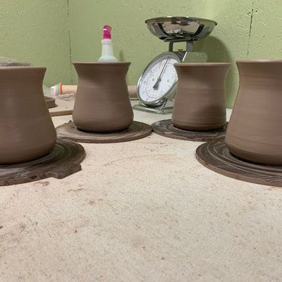 OUTPOST POTTERY Profile Rib Mug Bundle for Mugs and Cups 3 Profile Ribs ...