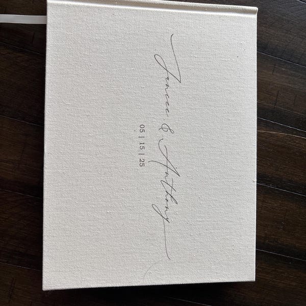 For Your Eyes Only Embossed Linen Photo Box - Linen Anniversary ...