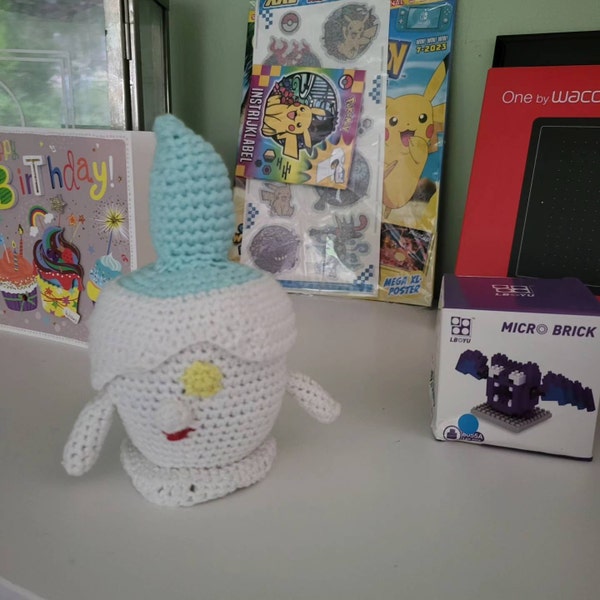 Litwick Pokemon, PDF Crochet Pattern. Plushie Amigurumi Pattern in ...
