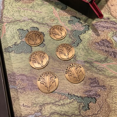 Wood Hit Point Counter Dungeons and Dragons Accessory RPG Dungeon ...