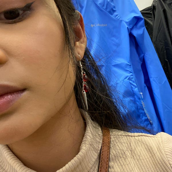 Piercing Blood Technique Anime Inspired Earrings - Etsy