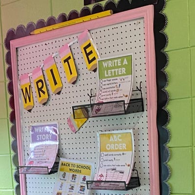 Write Banner Back to School Classroom Banner Decoration Reading Writing ...