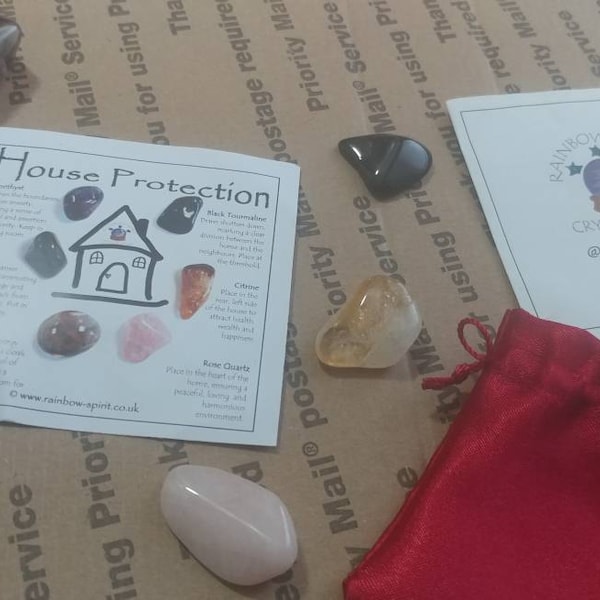 House Home Protection Crystal Set - Etsy