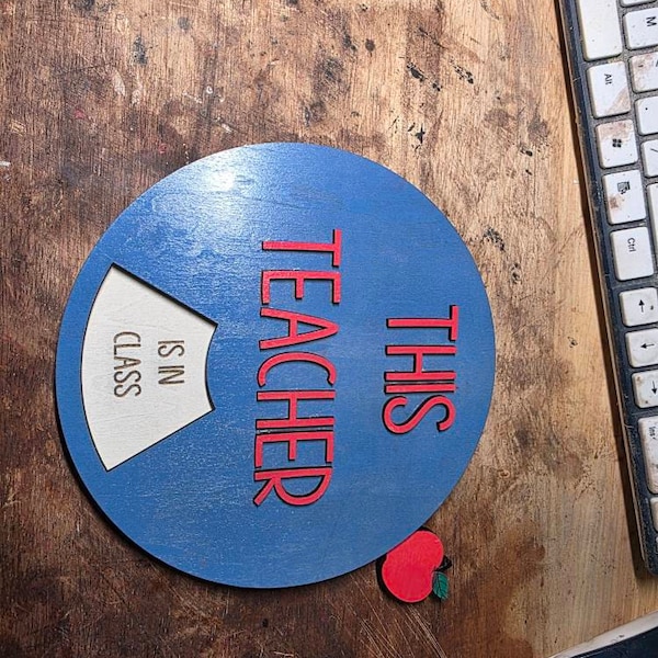 Rotating & Spinning Office Sign With 6 Status Messages for the Door or ...