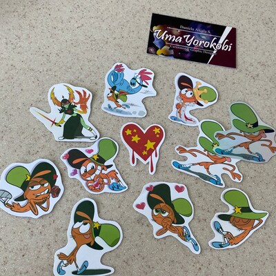 Wander Over Yonder 10 Stickers Set - Etsy