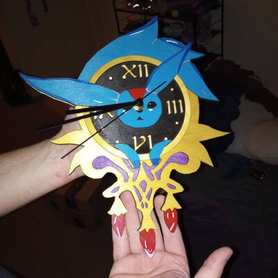 FFXIV Moogle Clock Mail Delivery Moogle FF14 Wall Art Decor or Gift for ...