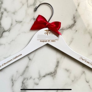 1st White Coat Hanger Personalized Nurse Practitioner Hanger | Etsy