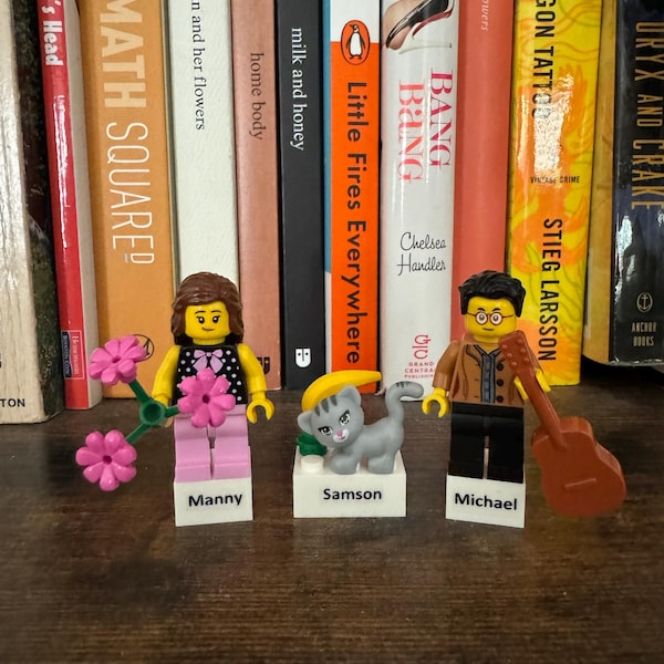 Custom Lego Minifigures Couples Gift, Wedding Lego Figure Art ...