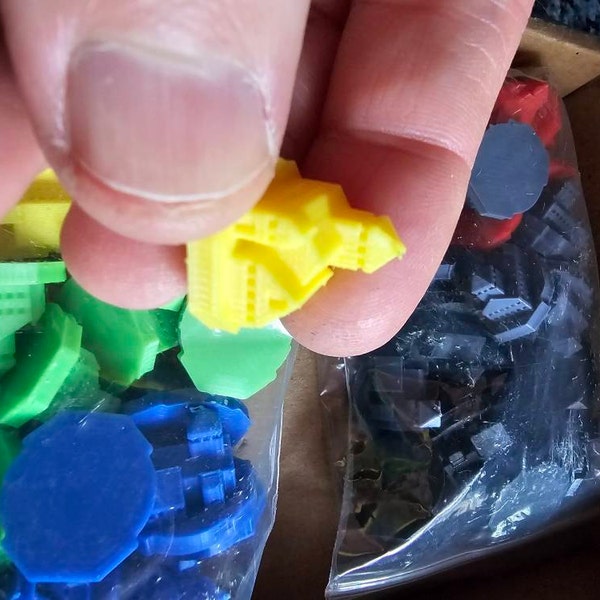 Lords of Waterdeep Custom Meeples (100 Set) - Tokens Tabletop Gaming Token - Board Games ...