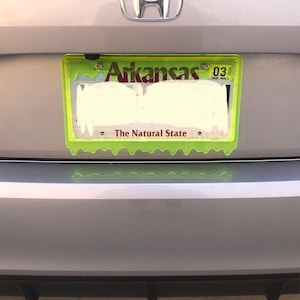 Flame License Plate Frame - Etsy
