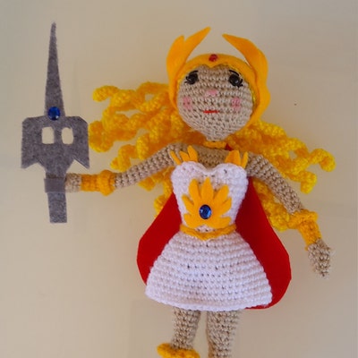 PDF CROCHET PATTERN She-ra Doll // Amigurumi Crochet // Superhero ...