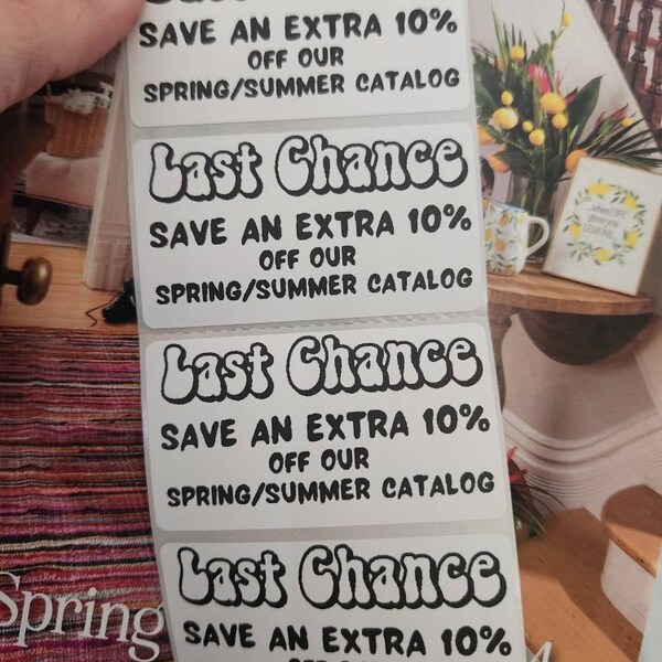 4x6 Thermal Packaging Stickers - Design #25 CUSTOM Info - Etsy