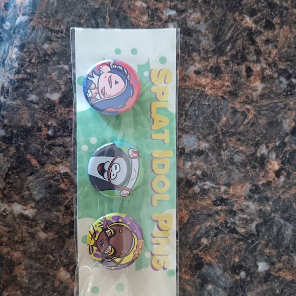 Splat Games Idols Character Buttons - Mix & Match - Etsy