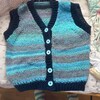 Knit Oversized Chunky Slipover Vest Easy Knitting Pattern Beginner Vest ...
