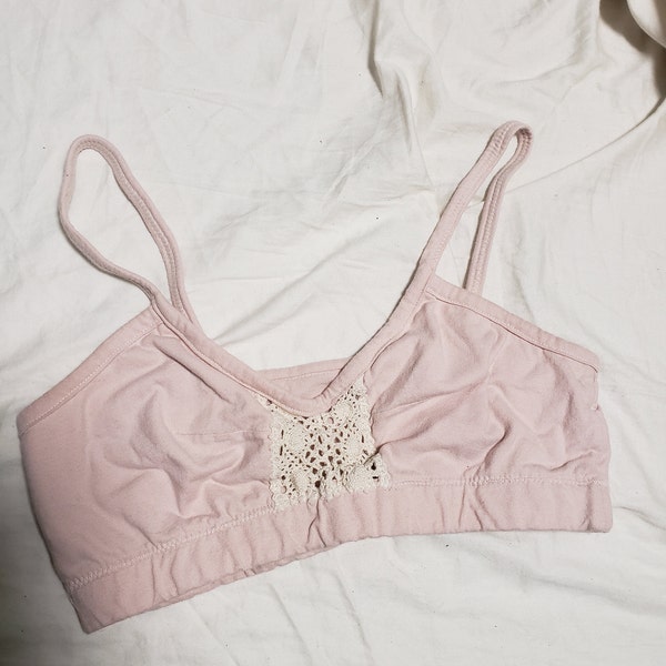 Organic Cotton Bralette. Comfortable Breathable Bra. Sustainable ...